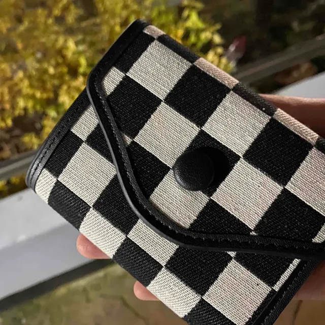 [당일출고/Checkerboard Card Wallet - 에이블리 스토어