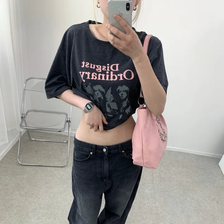 룩혼 Disgust ordinary over t-shirt [1color] - 에이블리 스토어