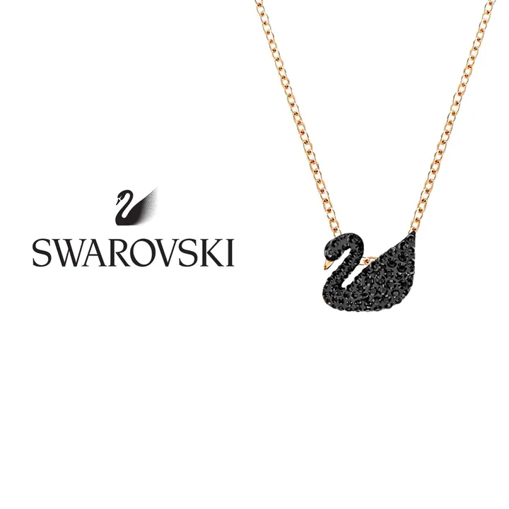 스와로브스키 SWAROVSKI 블랙스완 골드 목걸이 5204134 - 에이블리 스토어