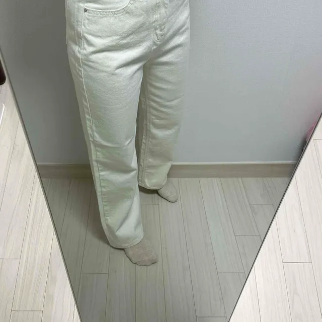 [ofm] 뉴 크림 와이드 (pants) - 에이블리 스토어