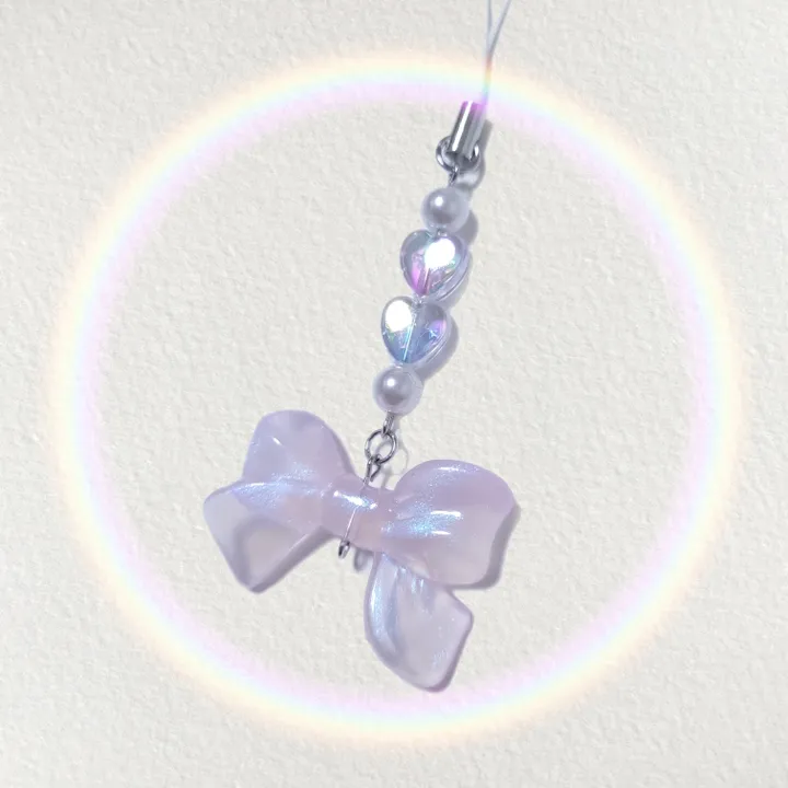 [리뷰이벤트/1+1할인]˚*∽Aurora ribbon keyring∽*˚ - 에이블리 스토어