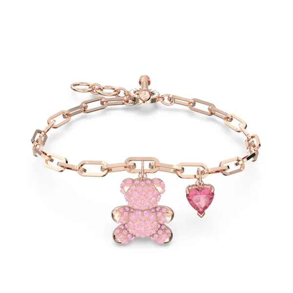 스와로브스키 팔찌 테디 하트 핑크 베어 5642978 - 에이블리 스토어