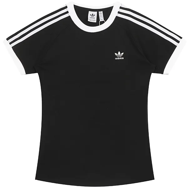 [정품] 아디다스 W 아디컬러 3스트라이프 티 (IK4051) - 에이블리 스토어