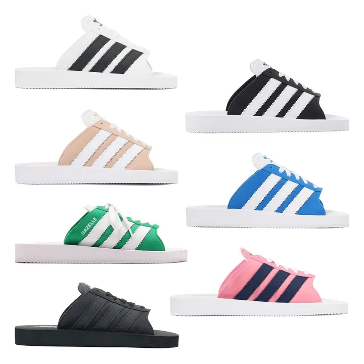 아디다스 W 가젤 비치 슬리퍼 7컬러 JQ7426 - 에이블리 스토어