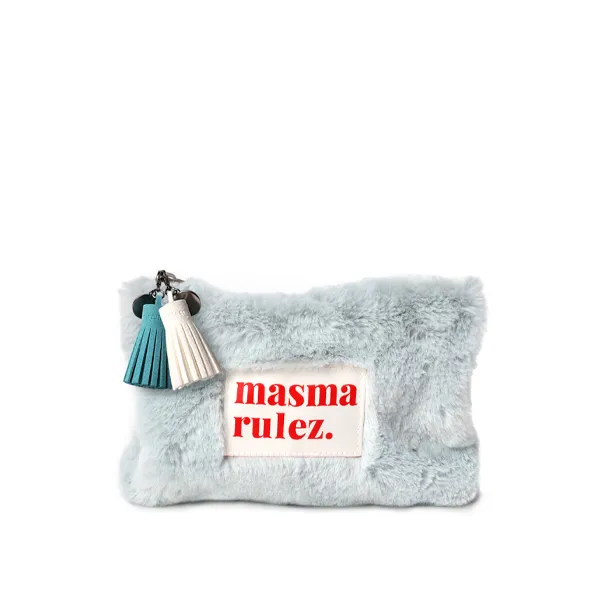 Basic pouch _ Bodry 파스텔블루 - 에이블리 스토어