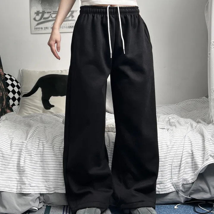 오피엠(OPM) cotton balloon wide sweat pants - 에이블리 스토어